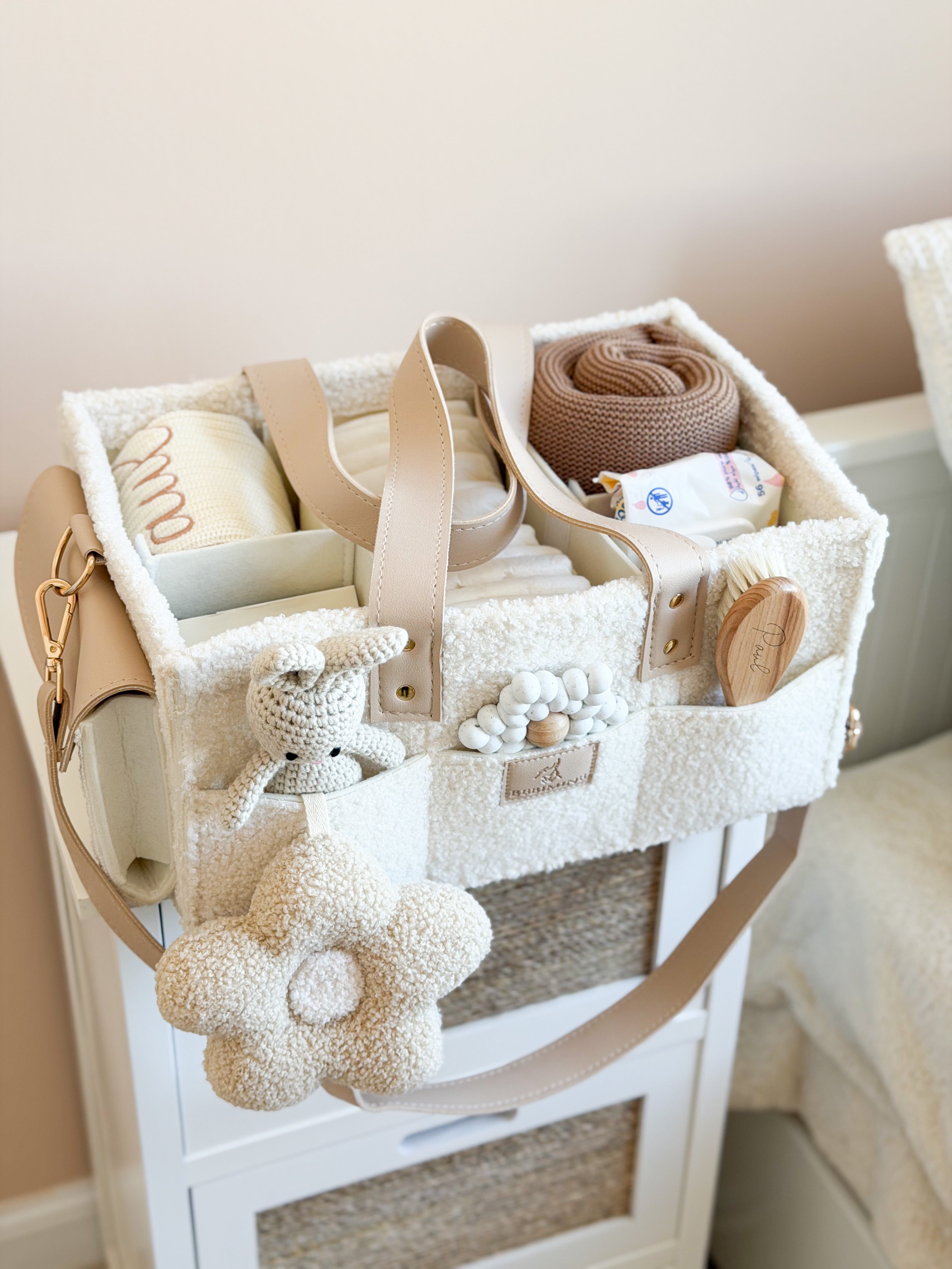 Nappy Caddy Organiser / Diaper Bag- pick your color – BEBIMINE LLC
